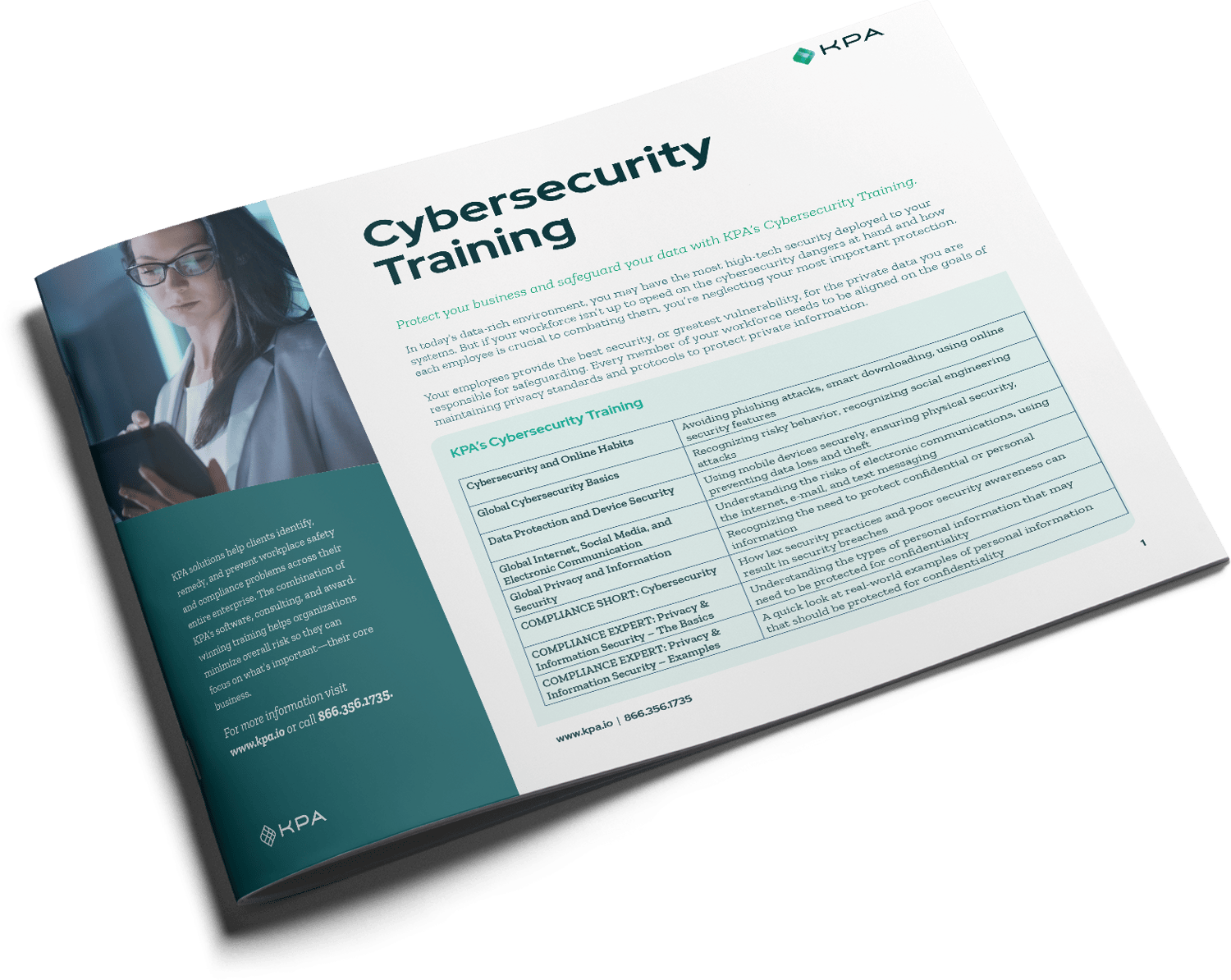 KPA Cybersecurity Training Brochure | KPA