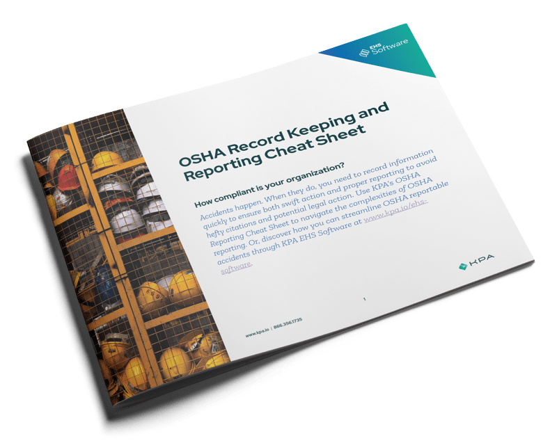 Download OSHA Reporting Cheat Sheet | KPA
