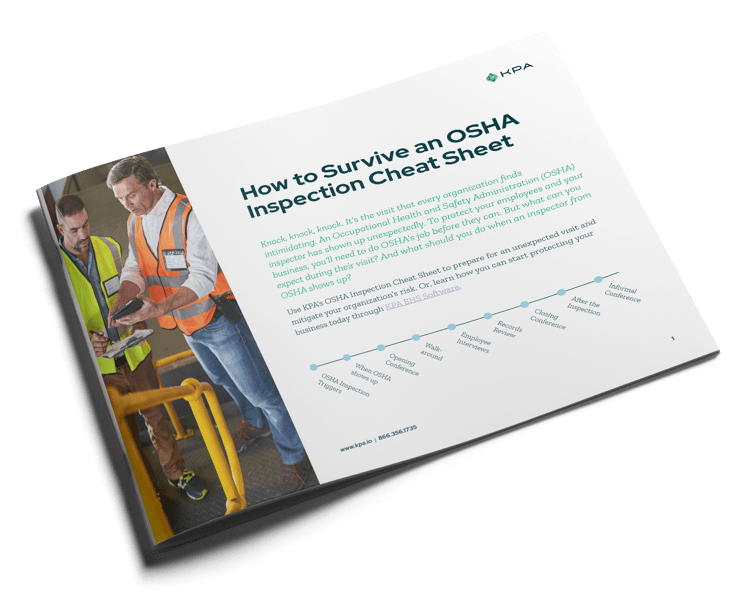 Download the OSHA Inspection Cheat Sheet | KPA