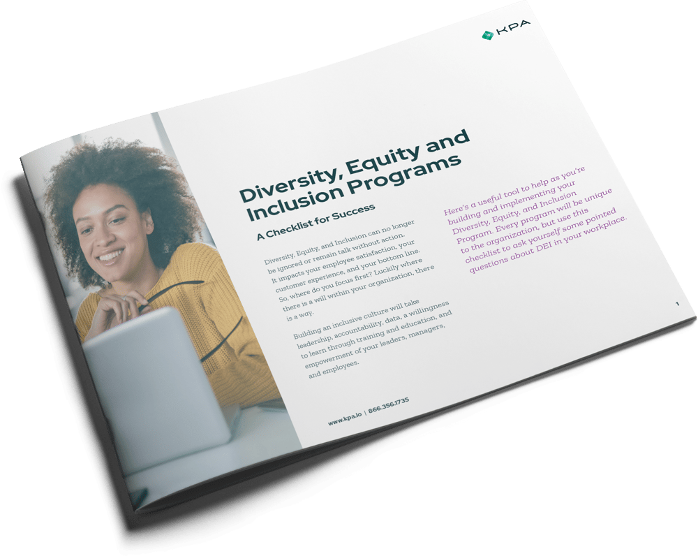 KPA Diversity, Equity, and Inclusion Program Checklist